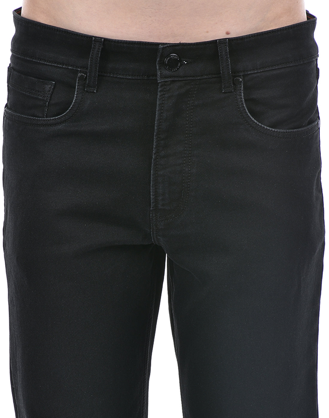 Buy Men's Sustainable Straight Fit Black Jeans Online | Numero Uno
