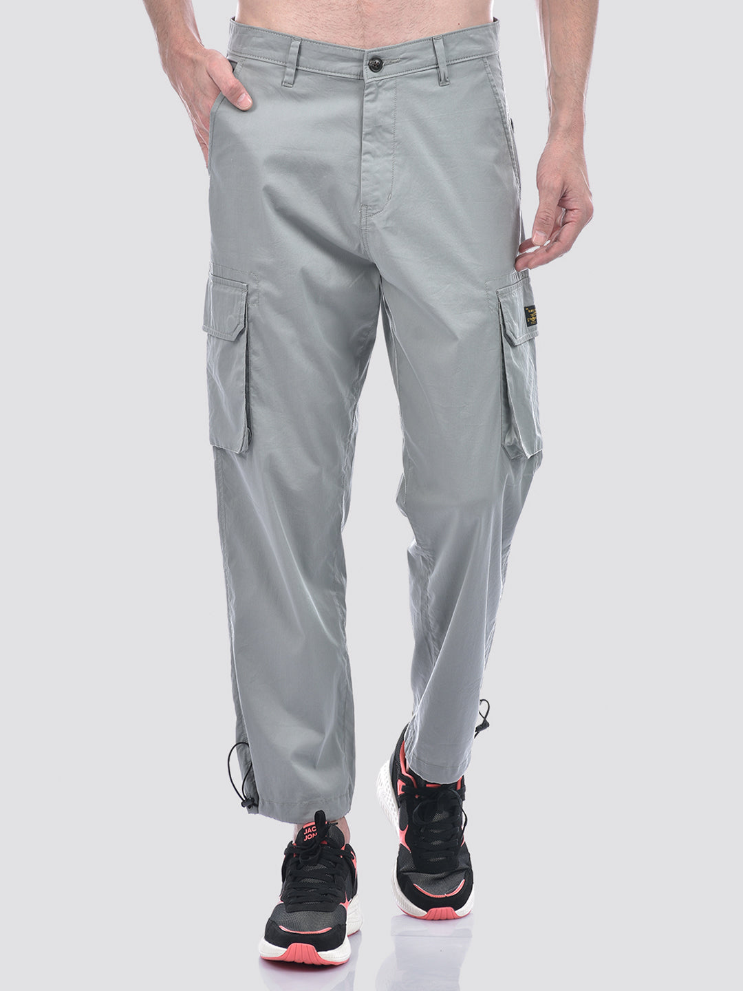 Buy Stay adventure-ready with these Numero Uno Men's Light Grey Cargo ...
